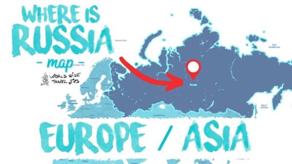 Where is Russia located in Europe and some historical data
